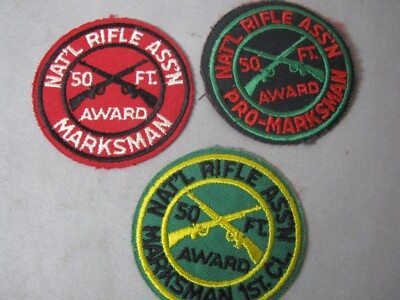 NRA Vintage 50 foot Marksman patches | eBay