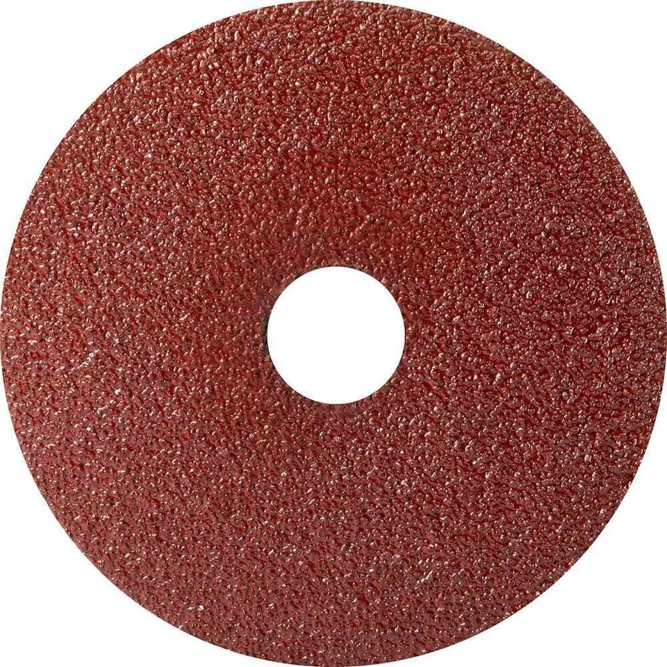 SAIT Fiber Disc qty100 5″ Disc Dia, 7/8″ Hole, 24 Grit, Aluminum Oxide ...
