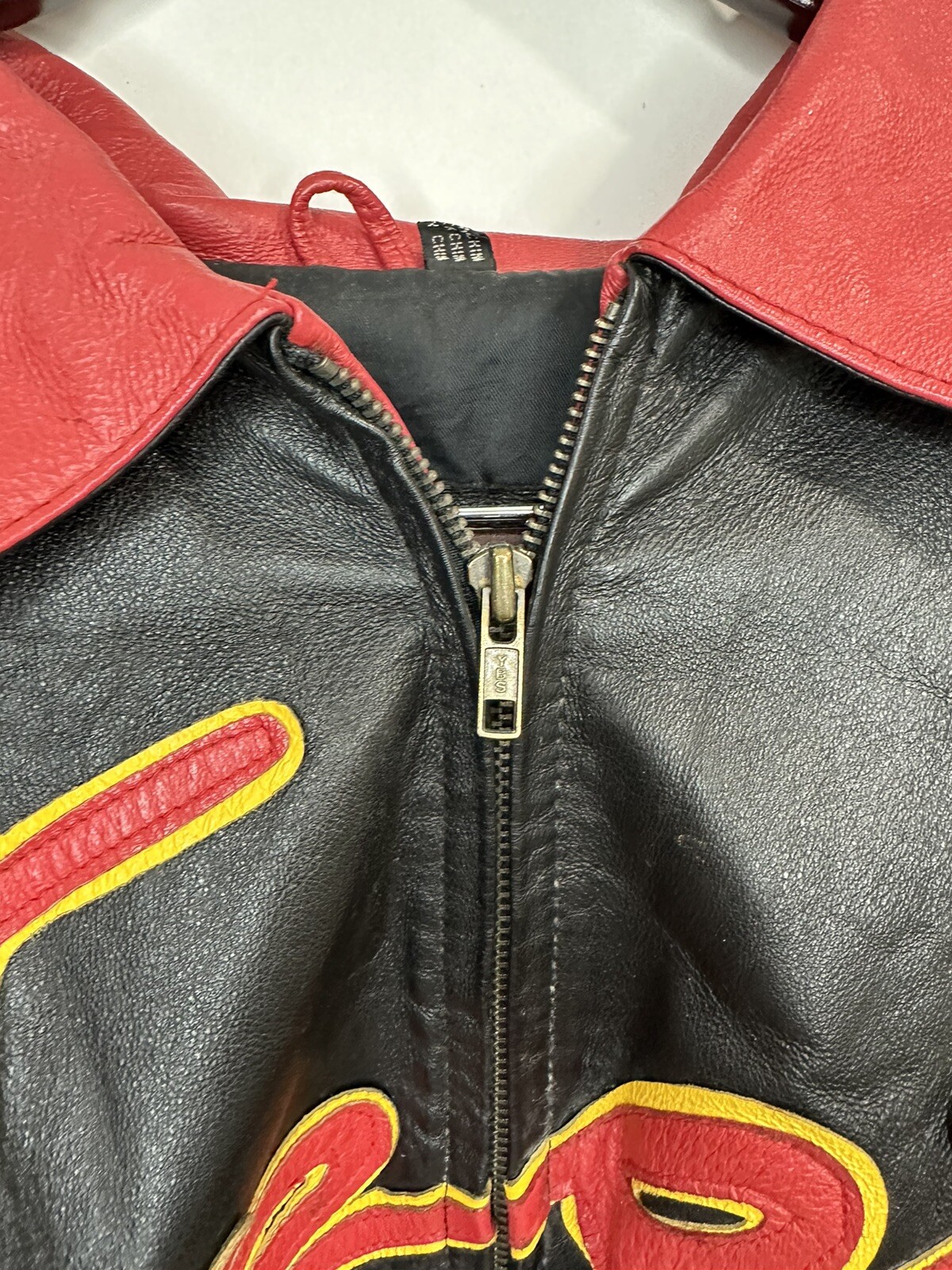 Vintage Tweety Bird Leather Jacket 1998 Looney Tunes … - Gem