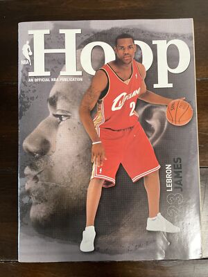 Lebron James Cavaliers Hoop Magazine Cover Rookie Season | eBay