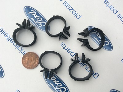 Ford Escort MK3/4/Sierra/Fiesta XR/RS New Genuine Ford loom clips x5 ...