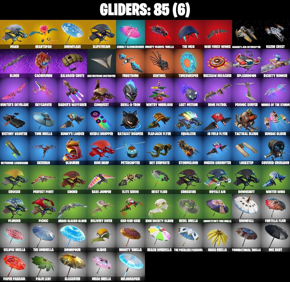 (96) Exclusive Fortnite Collectible | Rare OG Legacy Cosmetics | Ikonik ...