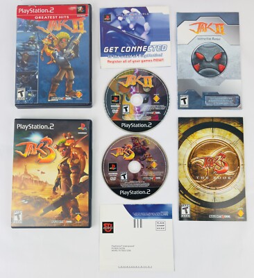Jak 2 And Jak 3 Bundle Playstation 2 Ps2 Both Complete With ...