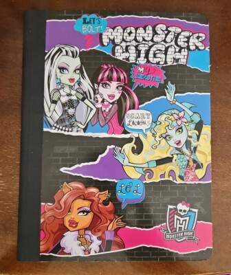 Monster High Composition Notebook 100 wide ruled sheets, unused | eBay