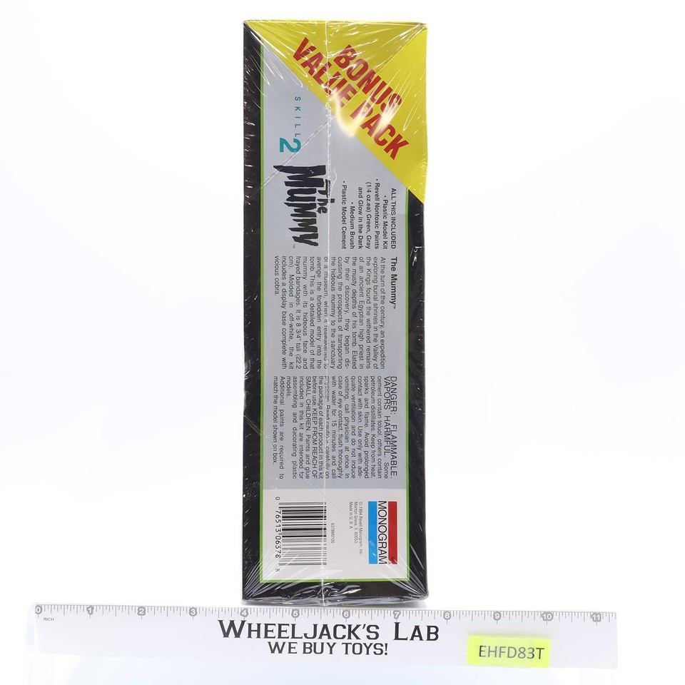 The Mummy Universal Monsters 1994 Monogram 1:8 Plastic Model Kit NEW ...