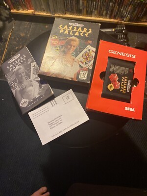 Sega Genesis Lot CAESAR'S PALACE Complete In Box Hardball Gane Box | eBay
