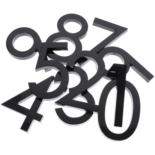 10 Pcs Number Exterior Self-Adhesive Address Numbers | eBay