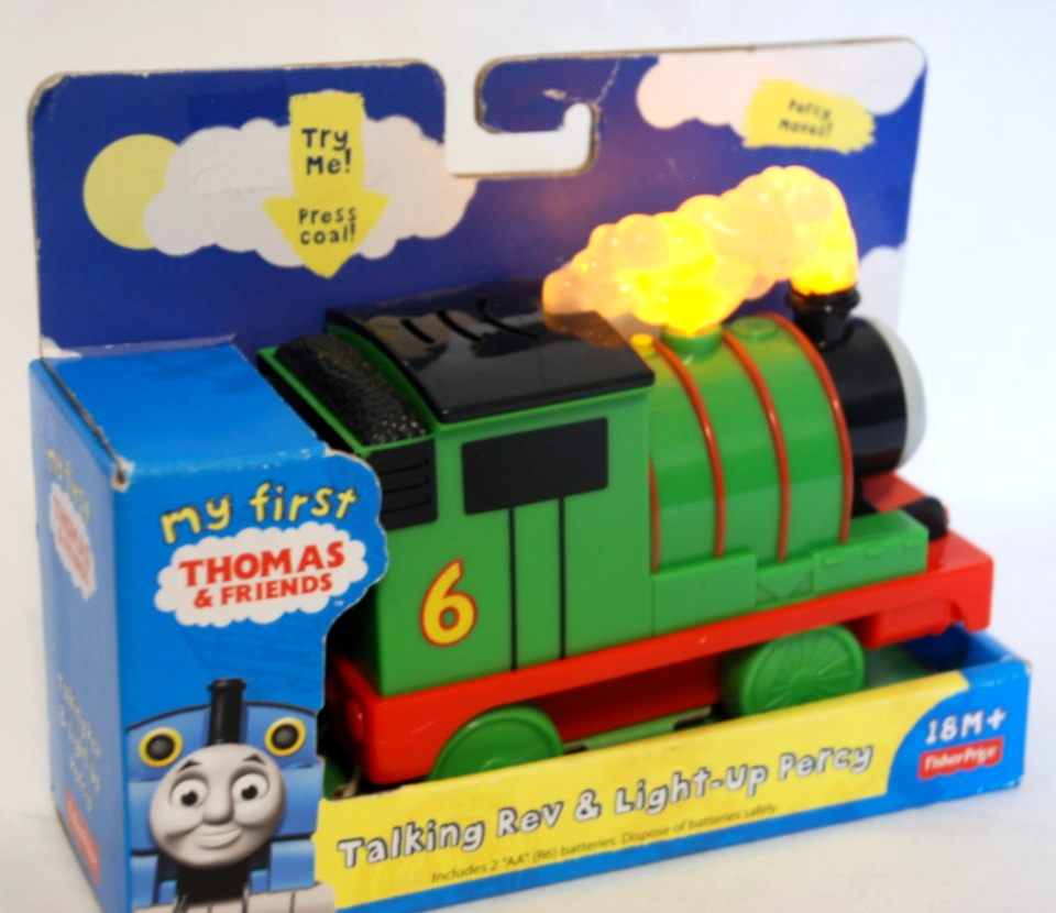 My First Thomas & Friends Talking Rev & Light-Up Percy Engine BNIB ...