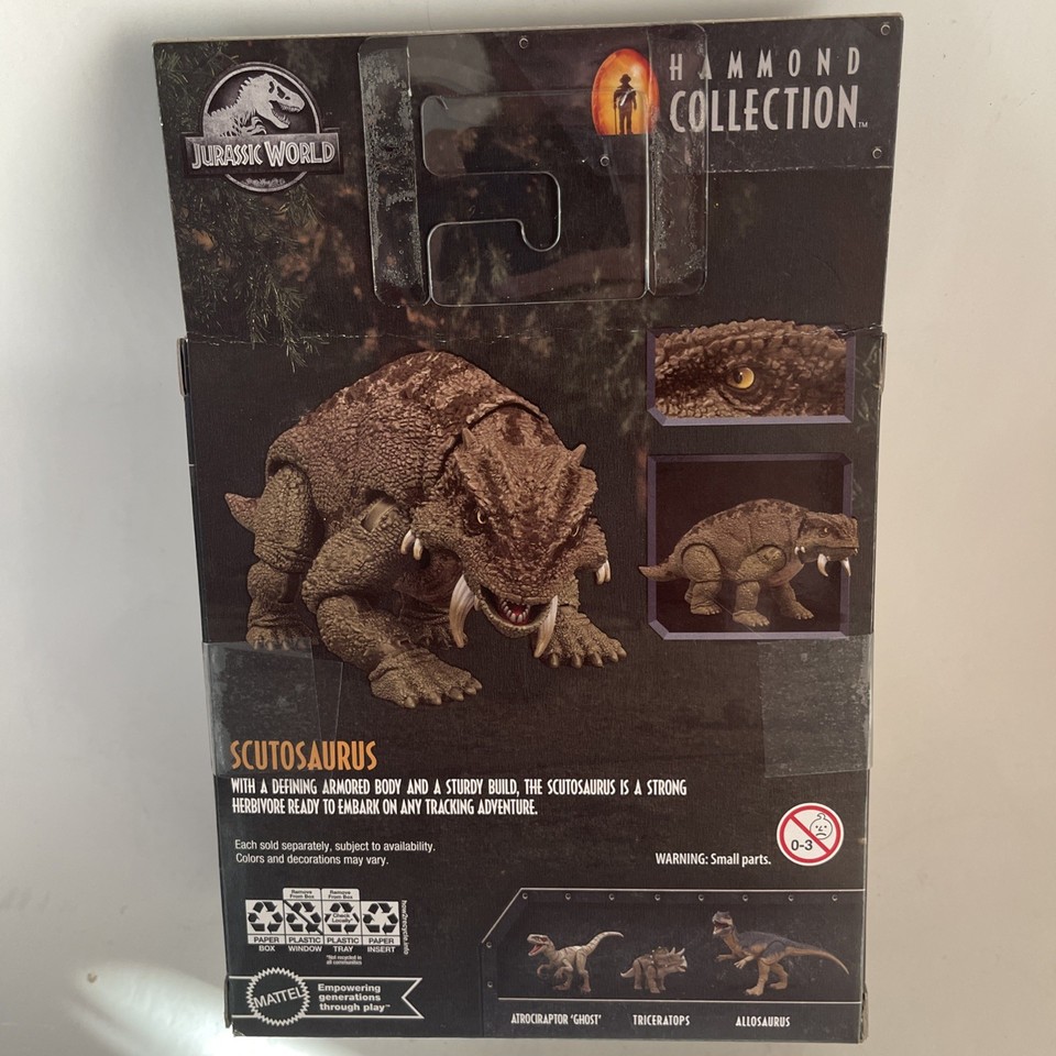 Jurassic World Hammond Collection Scutosaurus Action Figure | eBay