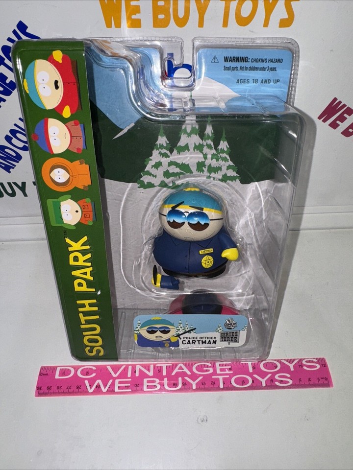 Mezco South Park Cartman Figure Full Clamshell Police Officer Series 3 ...