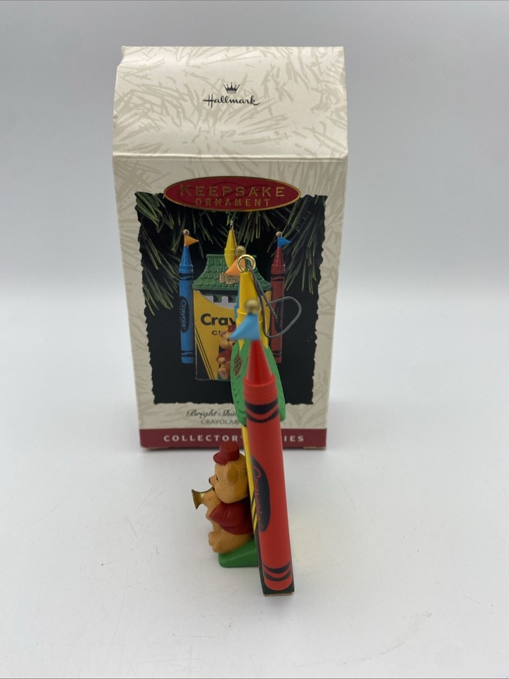 Vintage Bright Shining Castle BoxHallmark 1993 Crayola Crayon Ornament ...