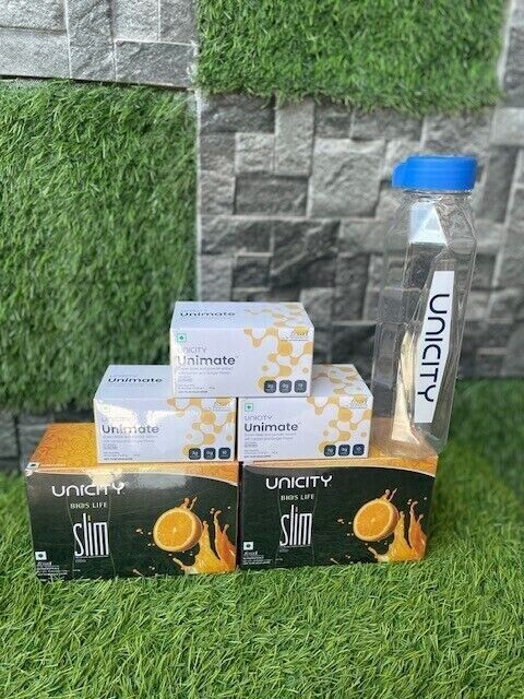(Feel Great Pack) 3 Box Unicity Unimate & 2 Box BIOS LIFE SLIM ...
