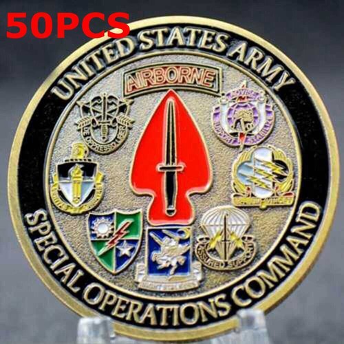 50pc US Military Army Special Operations Command Challenge Coin Collection | eBay