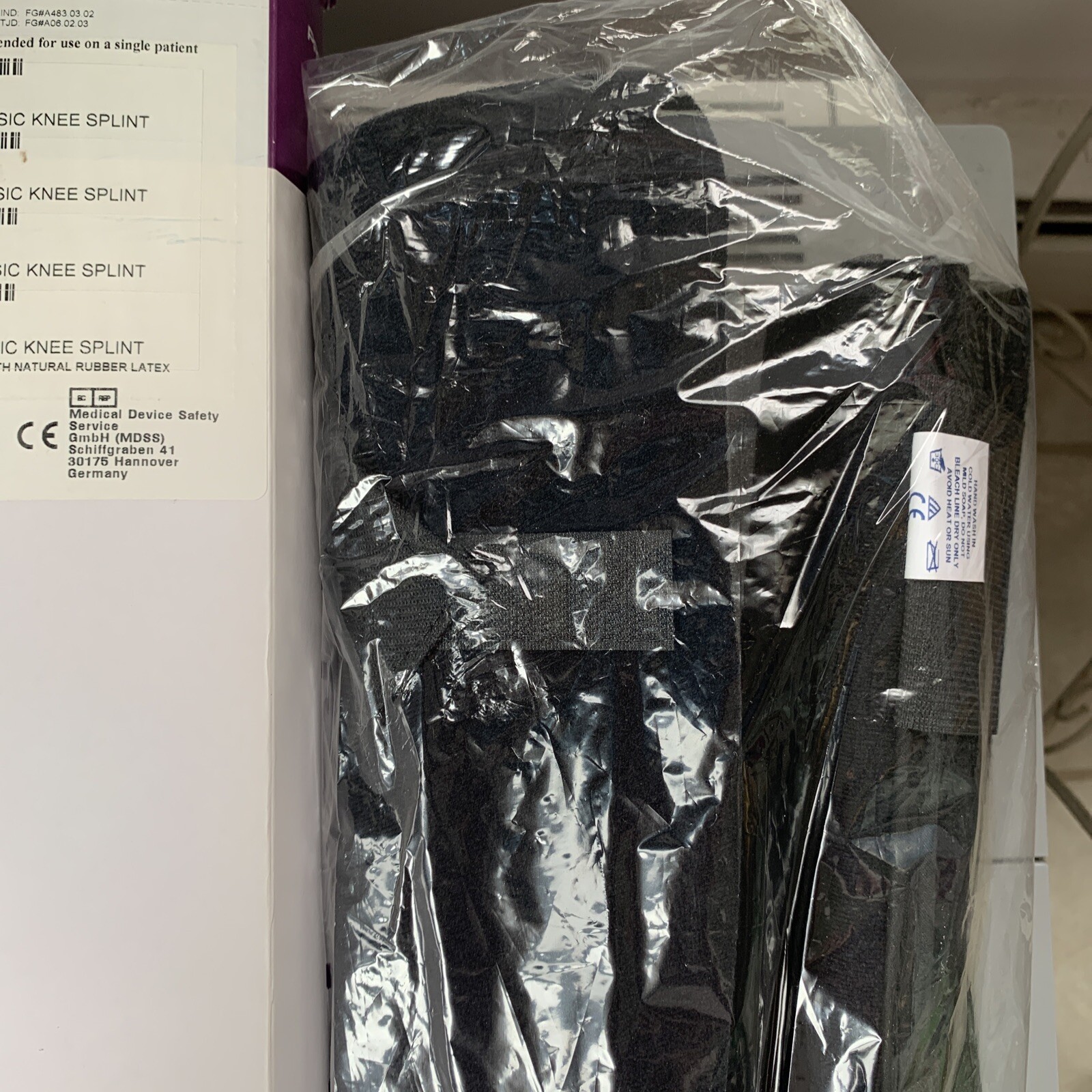 Procare 16" Universal Basic Knee Splint Immobilizer 79-96016 New In Box ...