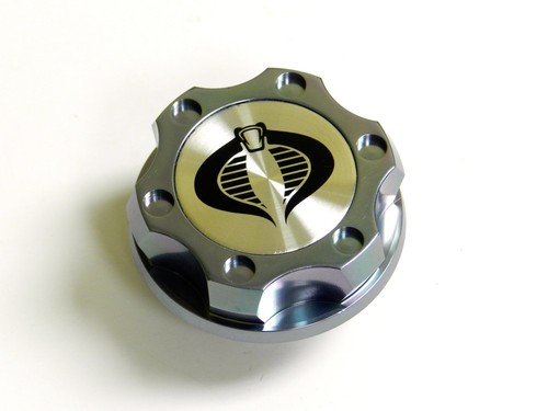Ford Mustang Cobra Billet Gunmetal Engine Oil Cap