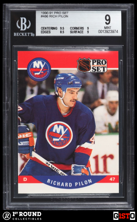 POP 1: Richard Pilon RC BGS 9: 1990-91 Pro Set Rookie Card Gisto | eBay