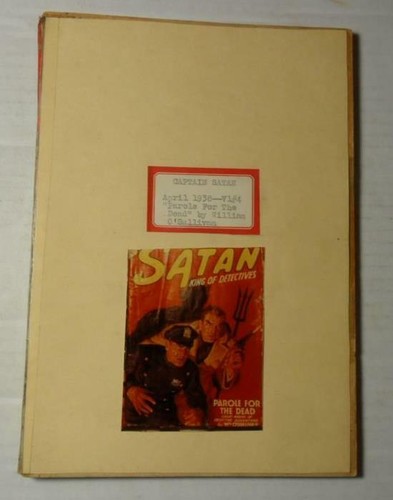 CAPTAIN SATAN PULP MAGAZINE #4 APRIL 1938 COVERLESS | eBay
