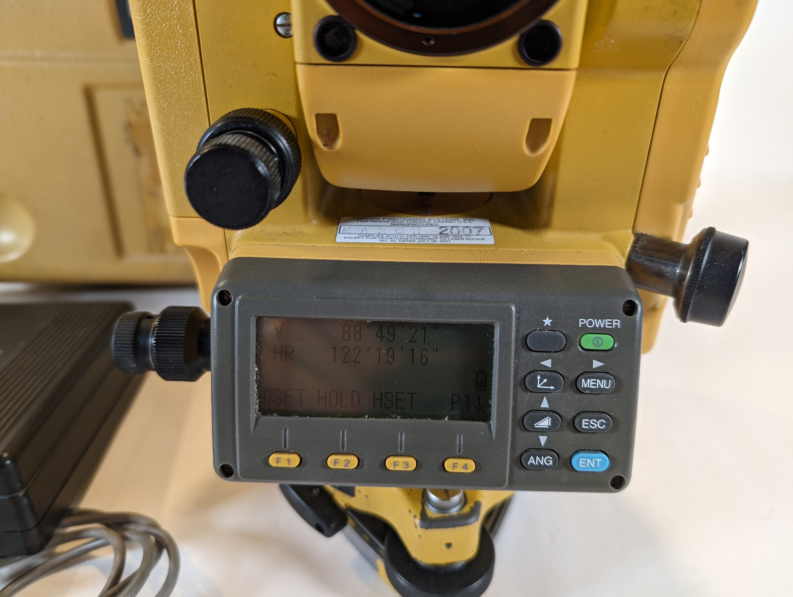 Topcon GPT-3005W Reflectorless Pulse Total Station Case Charger More | eBay