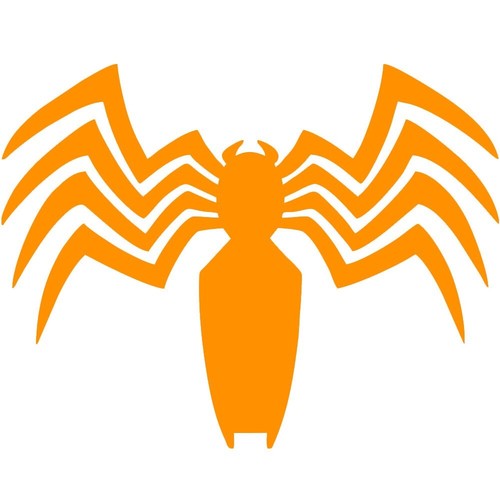 Venom 5" x 7" Orange Vinyl Decal Car Truck Window Carnage Parasite | eBay