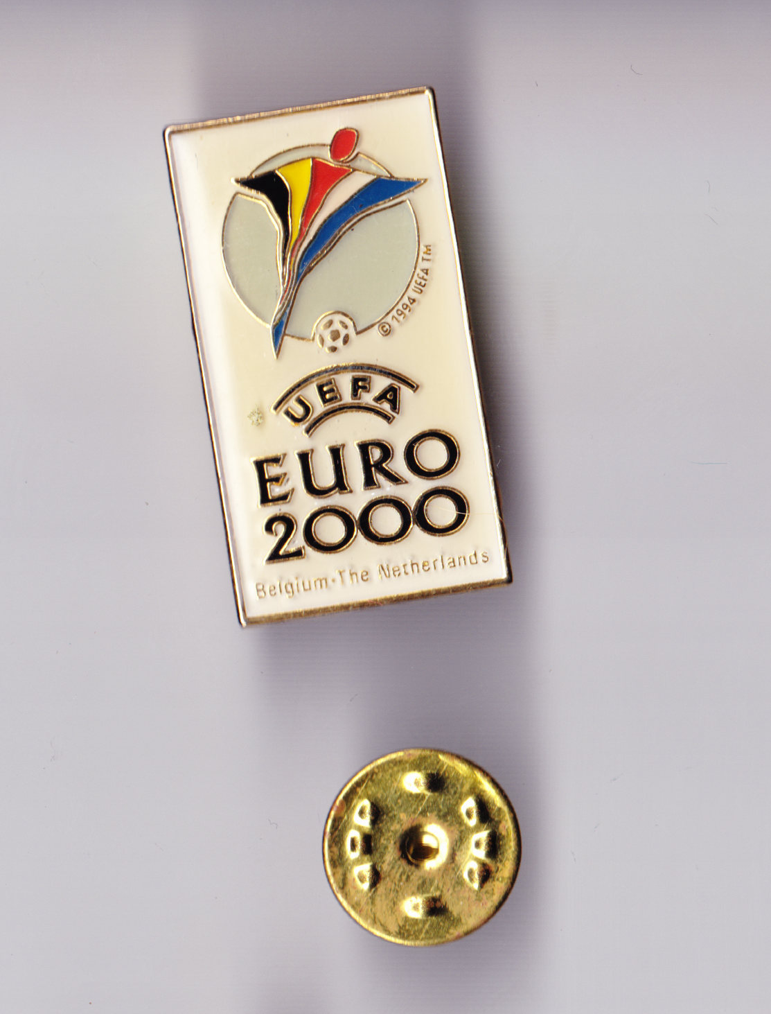 EURO 2000 Netherlands Belgium UEFA football pin badge Benelucky Mascot ...