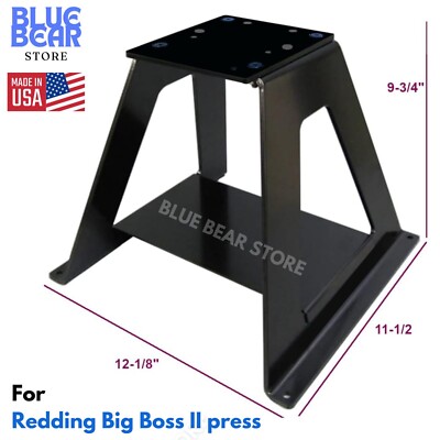 Heavy Duty Press Riser Bench Mount Reloading Stand for Redding Big Boss ...
