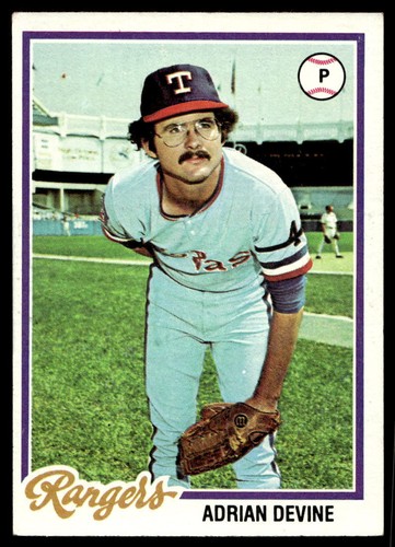 1978 Topps 92 Adrian Devine Texas Rangers Baseball Card | eBay