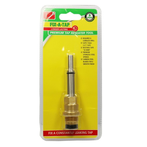 Fix-A-Tap Premium Tap Reseating Tool Drill Powered 13mm / 1/2" Taps ...