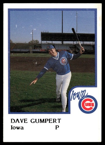 1986 ProCards Iowa Cubs #13 Dave Gumpert - Iowa Cubs | eBay