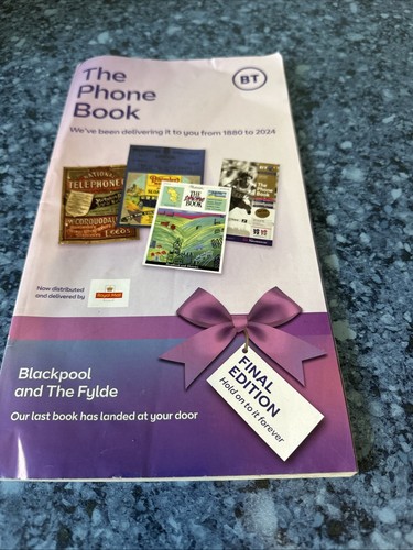 Bt Phone Book Blackpool & The Fylde 2024 | eBay UK