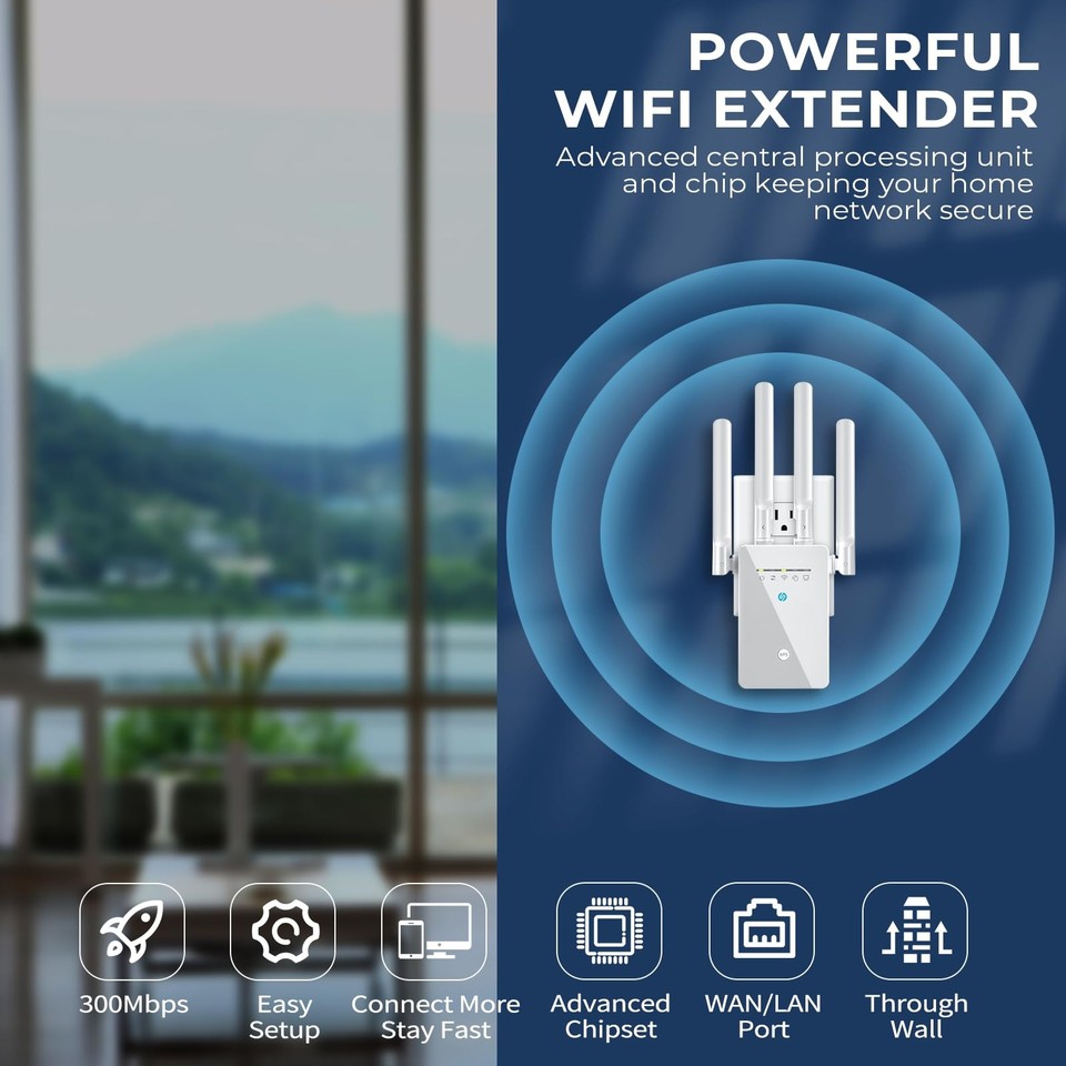 2025 Best WiFi Extender Signal Booster - 6X Faster Internet Extender ...