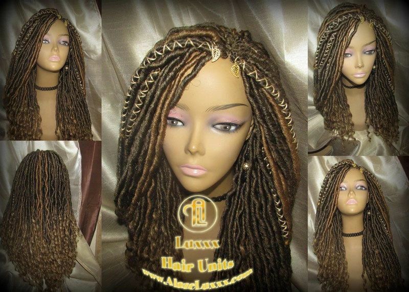 Dreads With Gold Tips