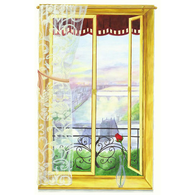 Tatouage Romantic Window Dry rub Transfer | eBay