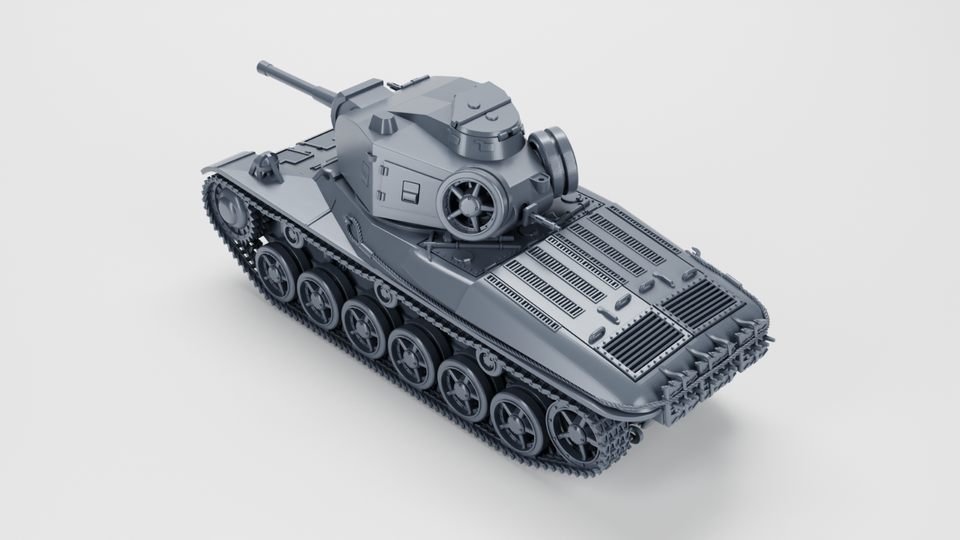 WW2 SWEDEN STRIDSVAGN M/42 MEDIUM TANK,STRV M42-3D PRINTED,MANY SCALES ...