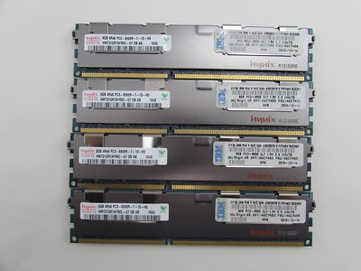IBM 32GB 4 x 8GB PC3-8500R DDR3 1066 RDIMM ECC Server Memory Kit ...