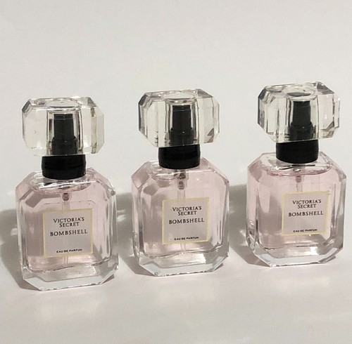 Victoria's Secret Bombshell lot x3 mini perfume .25oz edp 7.5ml spray ...