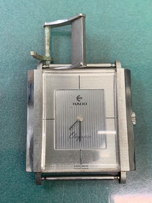 Junk Elegance Rado Vintage Watch Mechanical Manual Rectangle 31mm Men ...