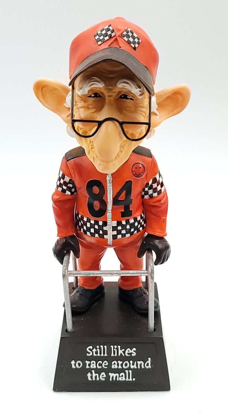 Coots #12637 Senior Citizen Figurine Westland 2006 "Racer" Bobblehead ...