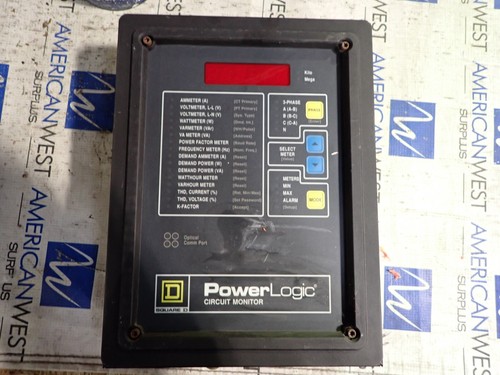 Square D 3020 CM2150 Power Logic Circuit Monitor | eBay