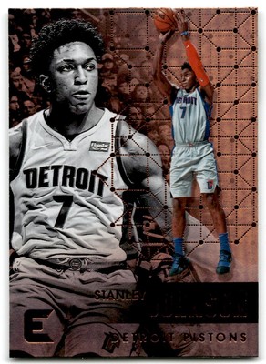 2017-18 Panini Essentials Stanley Johnson Detroit Pistons #30 | eBay