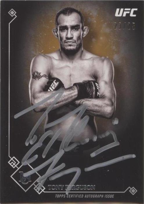 2017 Topps UFC Museum Collection - Autographs Tony Ferguson #MA-TF ...