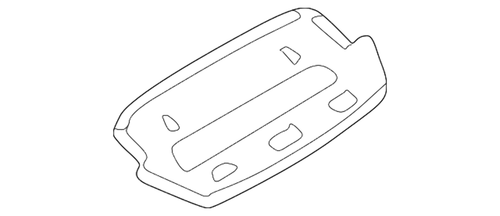 New Genuine BMW Covering Headlining Rear (1999-2005) OE 51448249939 | eBay