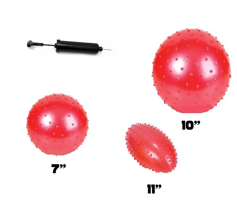 Medium Soft Spiky Bump Balls Sensory Toy Toss Catch Hand KIT Autism ASD ...
