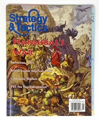 3W Strategy & Tactics 2008 Number 254 Hannibal's War COMPLETE UNPUNCHED ...