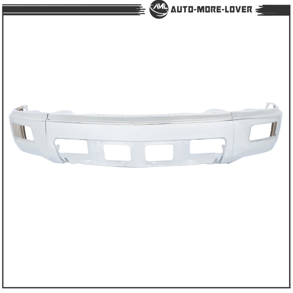 22944859 Front Bumper Cover Chrome Split For Chevrolet Silverado 1500 ...