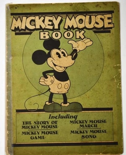 1930's 1st PRINTED MICKEY MOUSE BOOK - Mickey Mouse Story & Song *Very ...