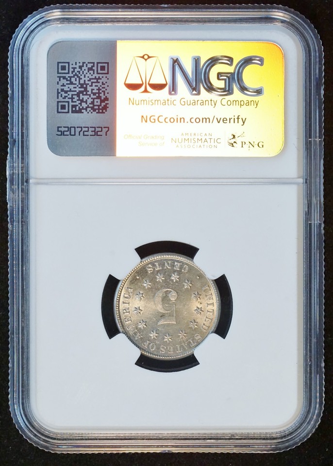 1883 Shield Nickel MS 63 NGC 5C Full Luster US COIN | eBay