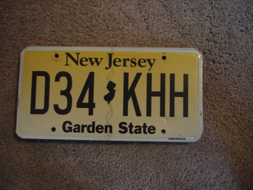 NEW JERSEY GARDEN STATE # LICENSE PLATE BUY ALL STATES HERE FREE ...