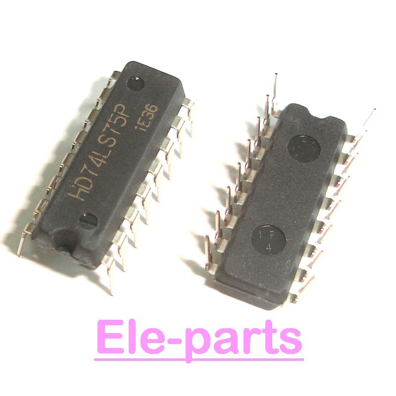 5 PCS HD74LS75P DIP-16 HD74LS75 74LS75 74LS75N Quadruple Bistable ...