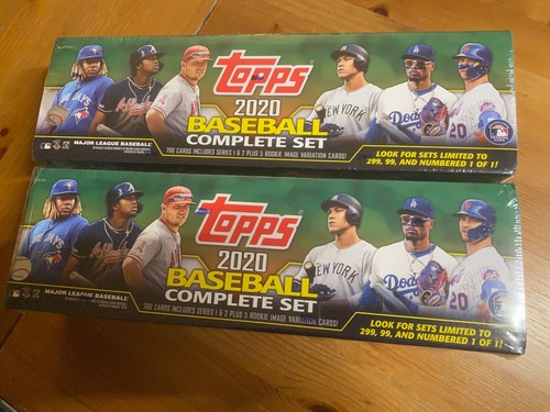 2020 Topps Baseball Complete Factory Set Box Walmart Green (Lot of 2 ...