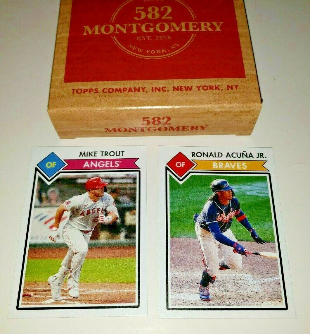 2021 Topps 582 Montgomery Club - SET #1 YOU PICK TROUT ACUNA LEWIS ...